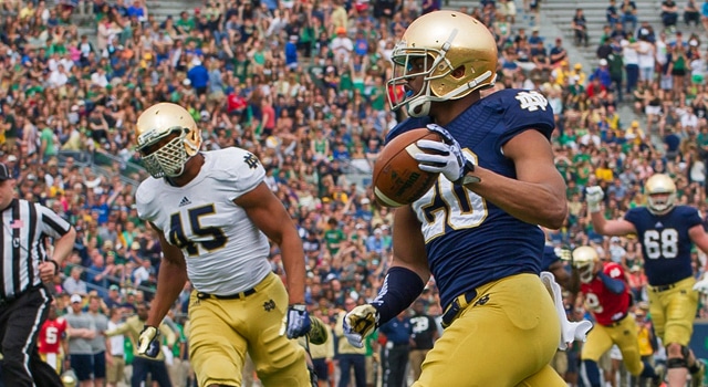 CJ Prosise And Amir Carlisle A Tandem At Z For Notre Dame Football
