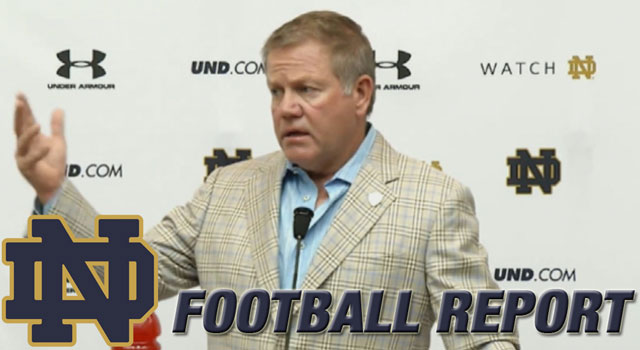 Notre Dame’s Brian Kelly Sees FSU As Good Test // UHND.com
