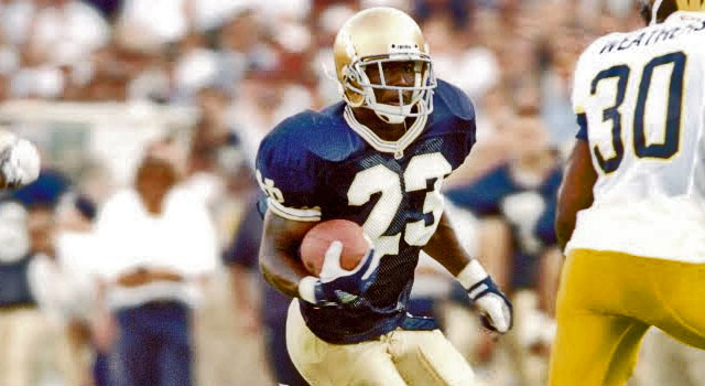 Autry Denson Still Working Magic For Notre Dame // UHND.com