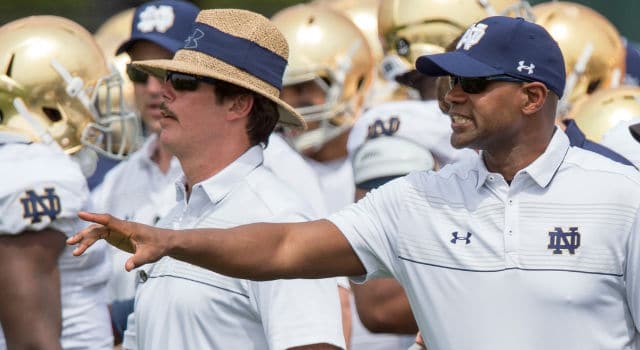 Todd Lyght Talks Notre Dame Secondary // UHND.com