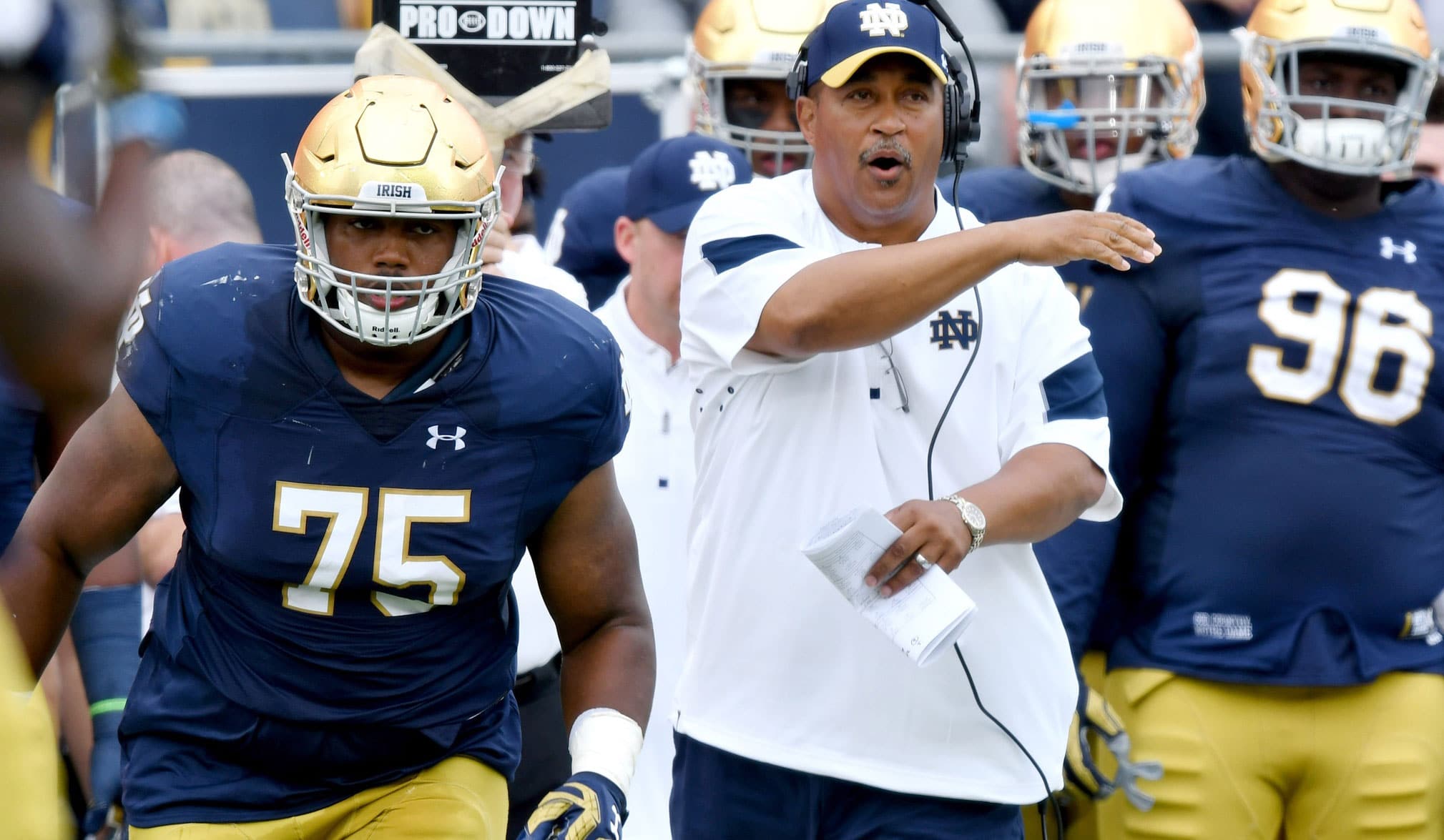 Conflicting Reports On Notre Dame DL Coach Keith Gilmore // UHND.com