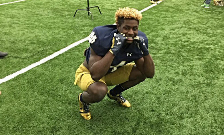 Looks Like Evan Fields Enjoyed His Notre Dame Recruiting Visit // UHND.com