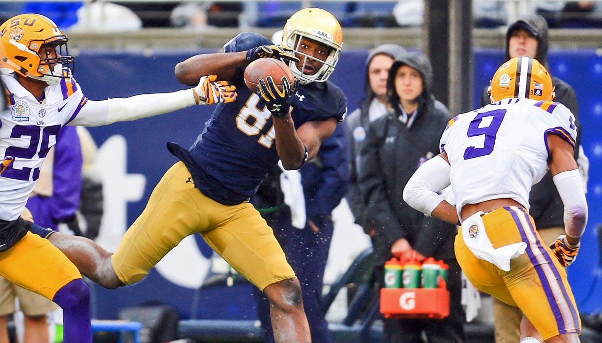 Miles Boykin: From Afterthought To Notre Dame's #1 Wide Receiver ...