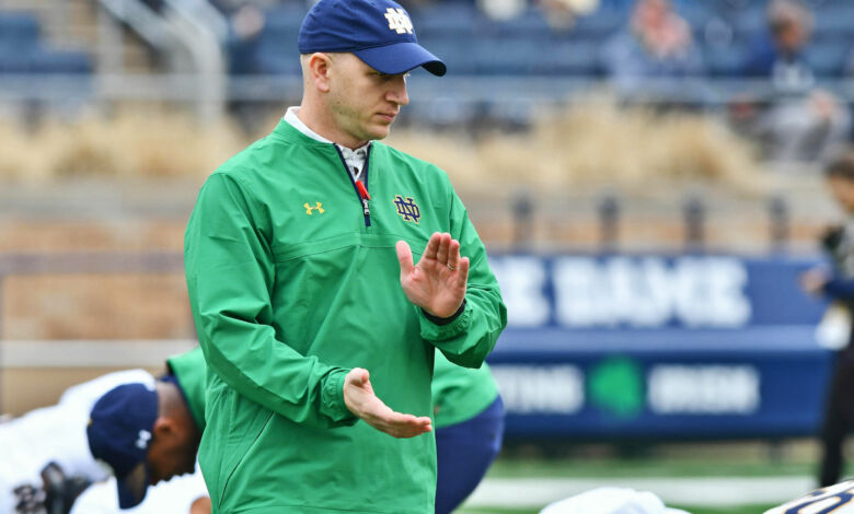 Notre Dame DC Clark Lea Expected To Be Named Vandy HC, Finish Out ...