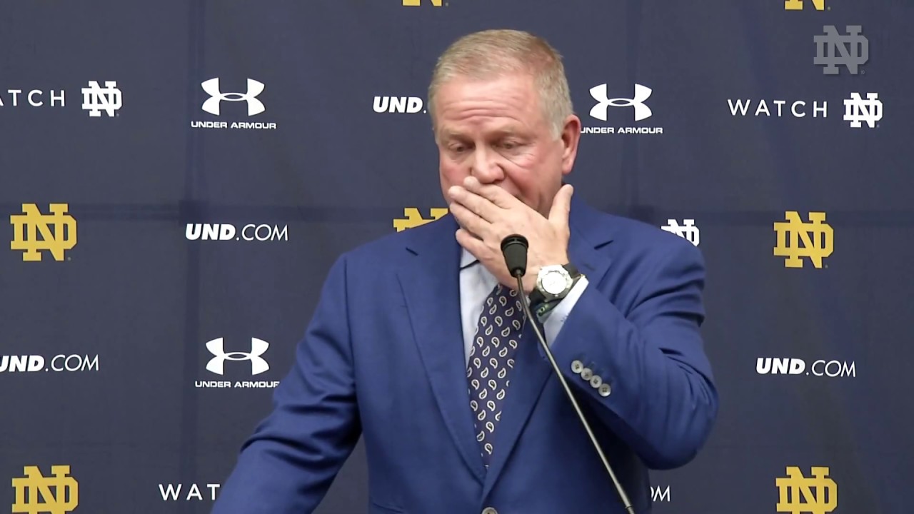 Notre Dame Football HC Brian Kelly Talks Michigan Preparation // UHND.com