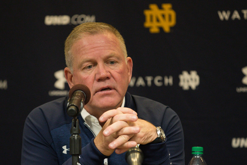 Brian Kelly Shows His Growth With Changes To Notre Dame Offense // UHND.com