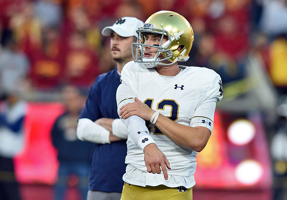 Notre Dame's Ian Book Has Another Chance To Rewrite His Story // UHND.com