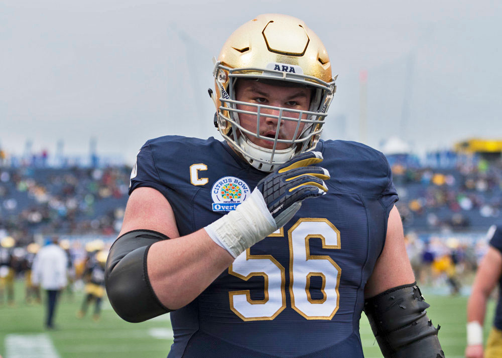 Quenton Nelson Endorses Tommy Rees As Notre Dame's New OC // UHND.com