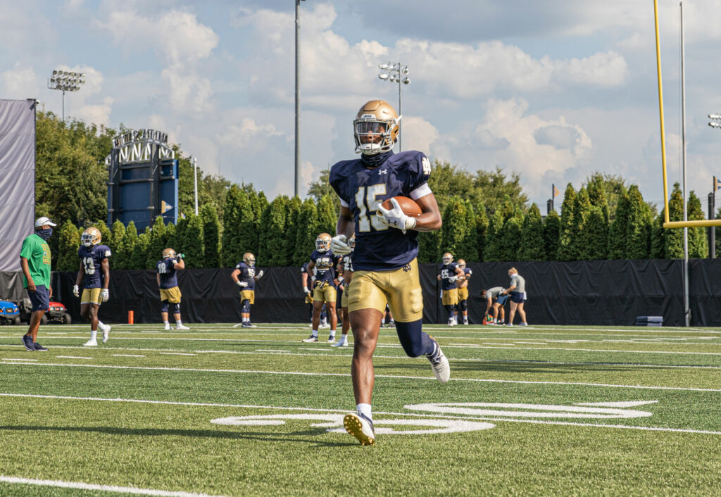 Kelly Didn't Mention Notre Dame WR Jordan Johnson As Instant Impact ...