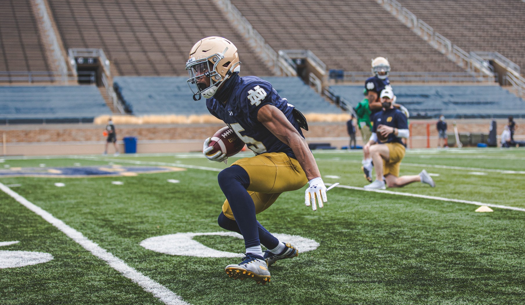 What Jordan Johnson's Transfer Means At Receiver For Notre Dame ...