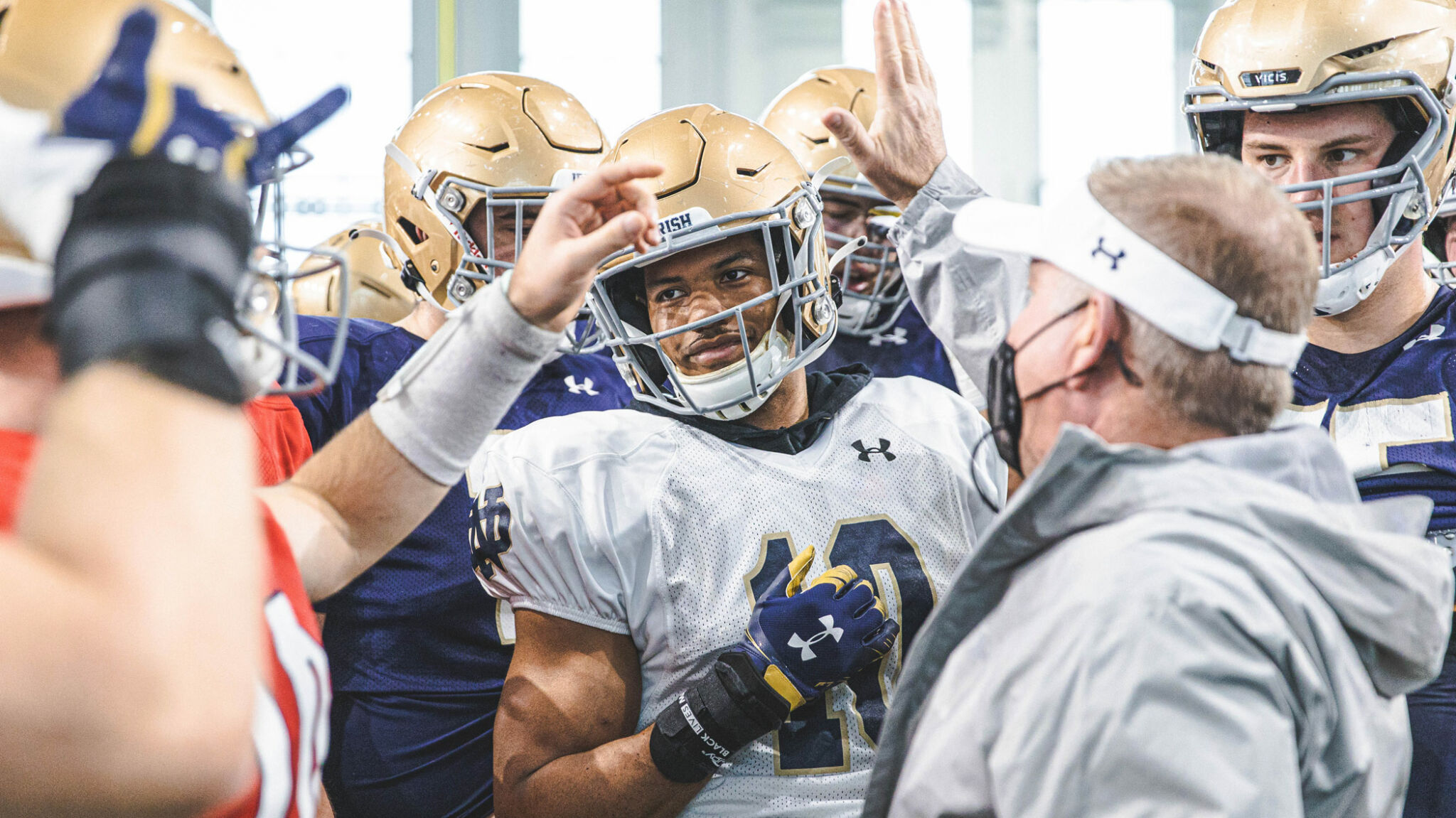Highlights From Notre Dame Football's 3rd '21 Spring Practice // UHND.com