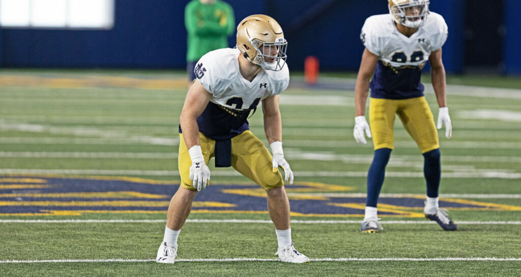 Notre Dame LB Jack Kiser Primed To Have A Breakout Season // UHND.com