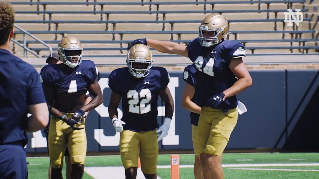 Highlights From Notre Dame Football's 3rd '21 Spring Practice // UHND.com