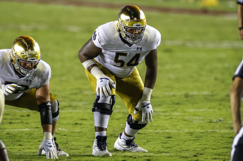 Blake Fisher Ready To Shine For Notre Dame Football // UHND.com