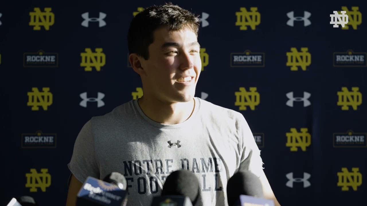 Notre Dame QB Tyler Buchner Excited For Ohio State, Talks Emotions ...