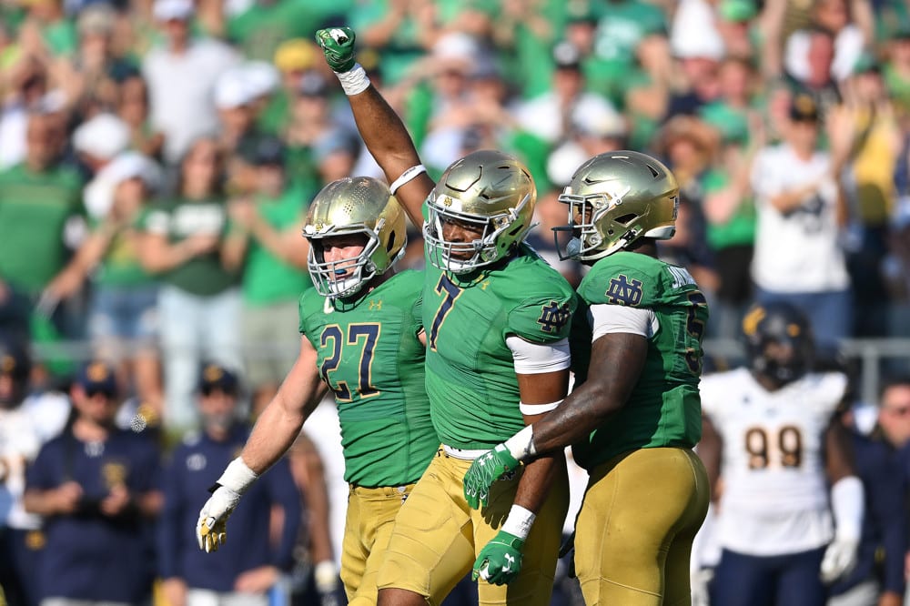 Notre Dame Football Highlights: Defense Powers Irish To First Win Of Season // UHND.com