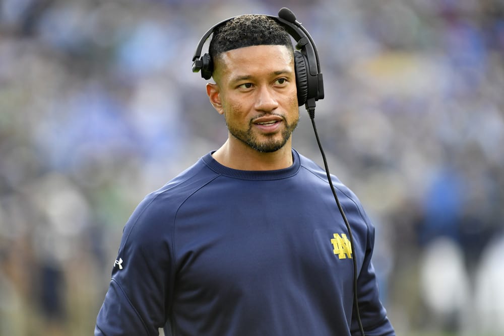 Michigan State Fans Pining For Notre Dame's Marcus Freeman // UHND.com