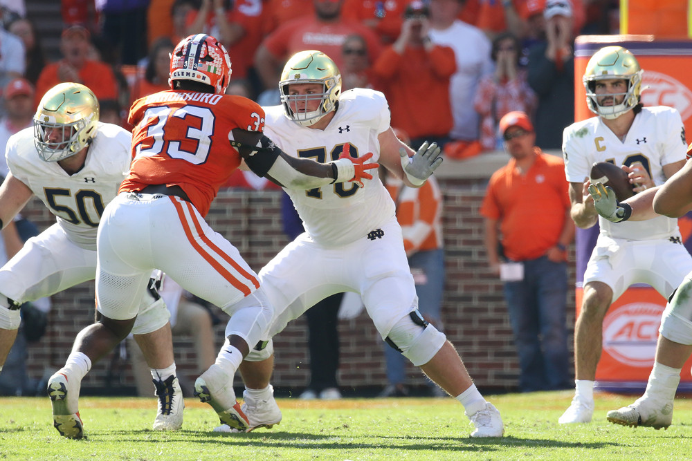 Notre Dame Football Spring ’24 Position Breakdown: Offensive Line // UHND.com