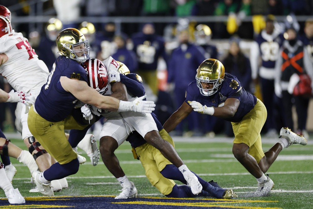Beyond The Boxscore: Notre Dame Sends Indiana Packing With 27-17 Playoff Win // UHND.com