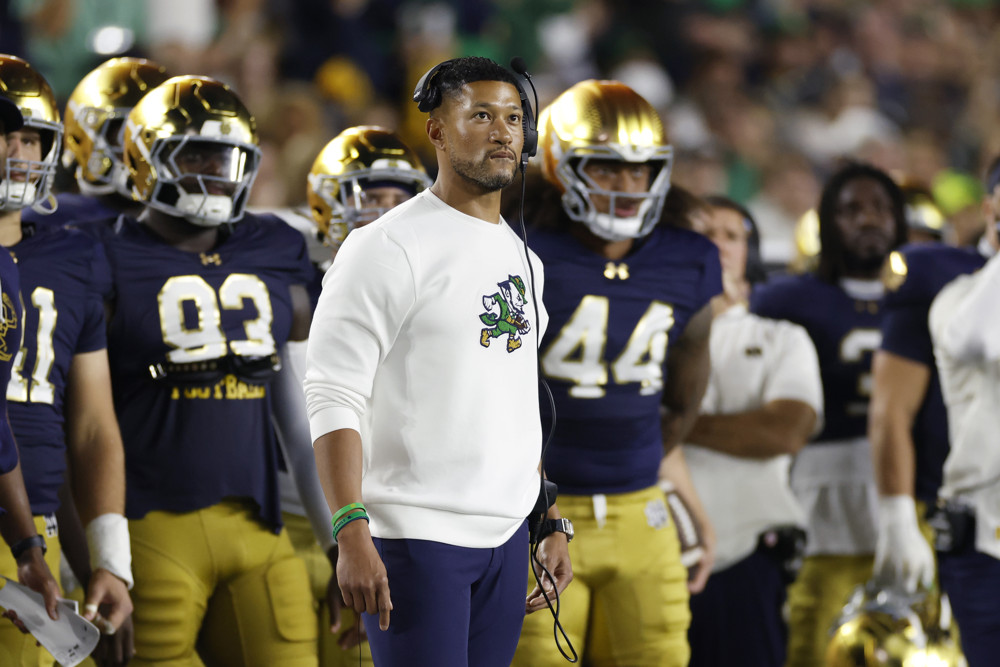 Freeman Again Defends Notre Dame's Defensive Struggles Despite Costly ...