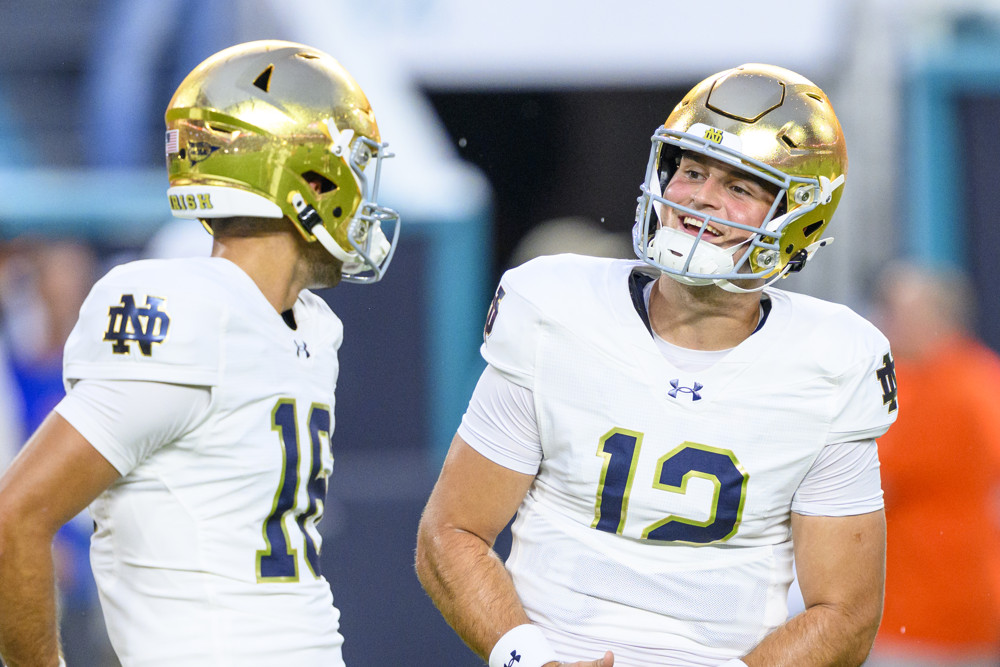 Blake Hebert Embracing The Process As Notre Dame's Backup QB Battle ...